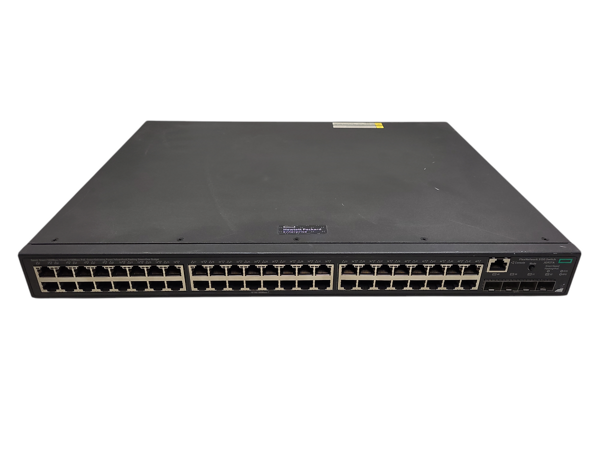 HPE JG937A 5130-48G-POE+-4SFP+ 48x Gig RJ45 PoE 370W & 4x 10G SFP+ Por ...