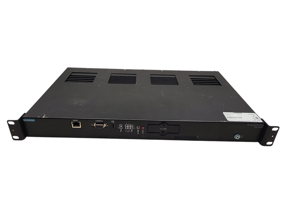 Siemens RUGGEDCOM RX1500-L3 Industrial Network Ethernet Switch and Rou ...