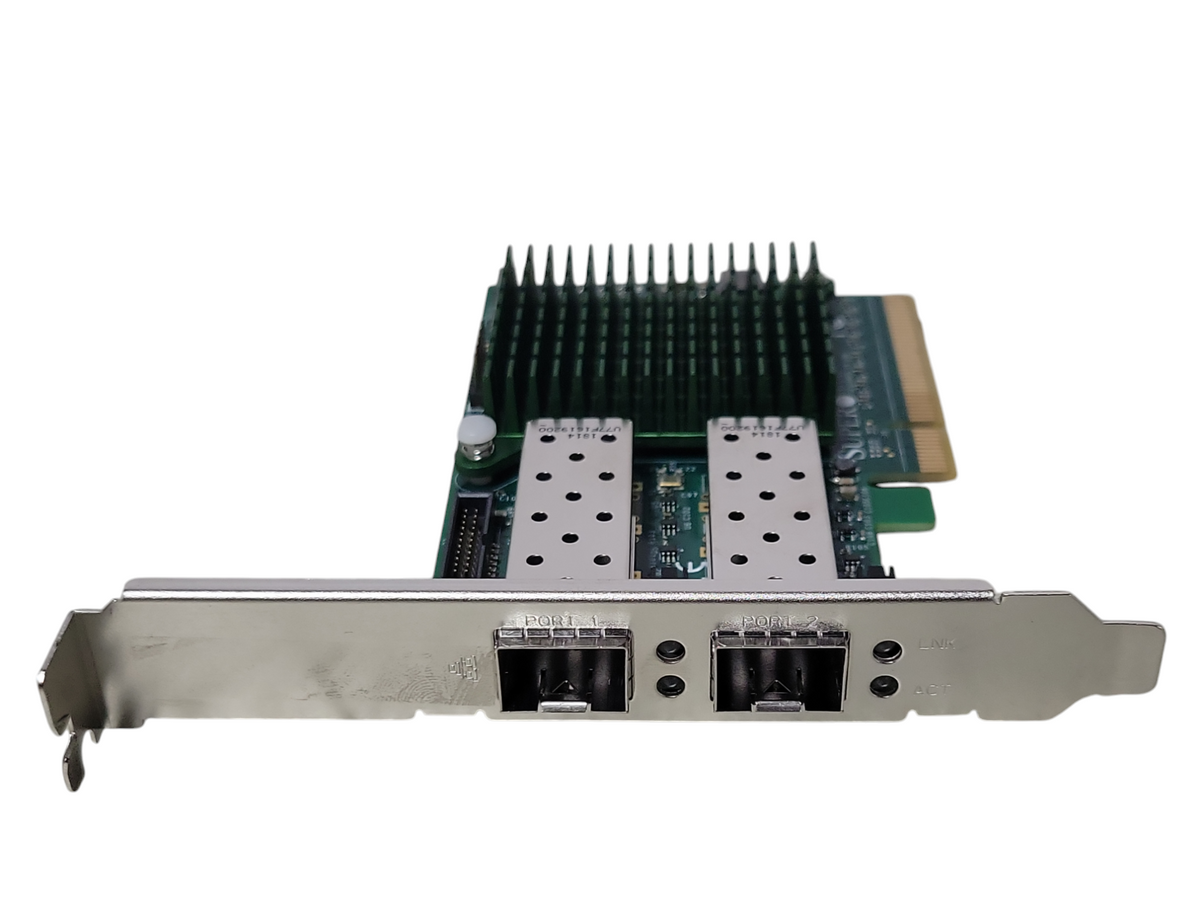 SuperMicro AOC-STGN-I2S 2-Port 10G SFP+ Network Adapter Card, FH brack ...