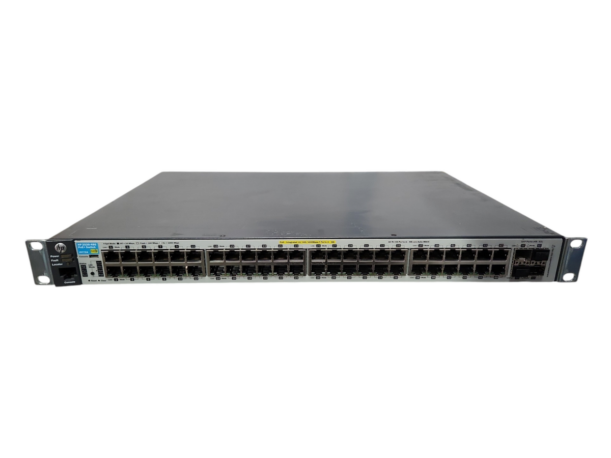 HP 2530-48G PoE+ J9772A 48 Port Gigabit PoE+ 4x SFP Network Switch ...