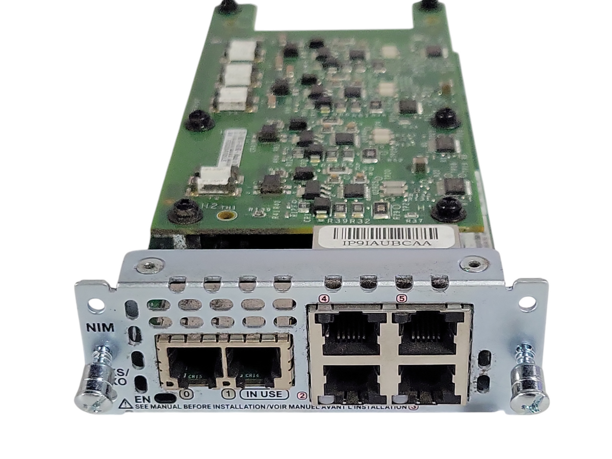 Cisco NIM-2FXS/4FXO 2-Port FXS, 4-Port FXO Network Interface Module ...