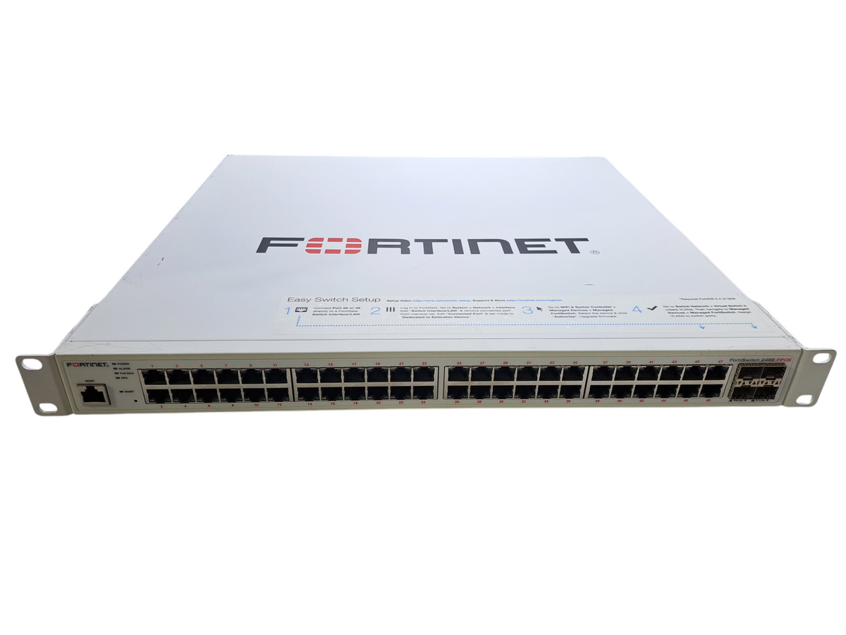 Fortinet FortiSwitch 248E-FPOE | 48-Port Managed L2 Gigabit PoE+ Switc ...