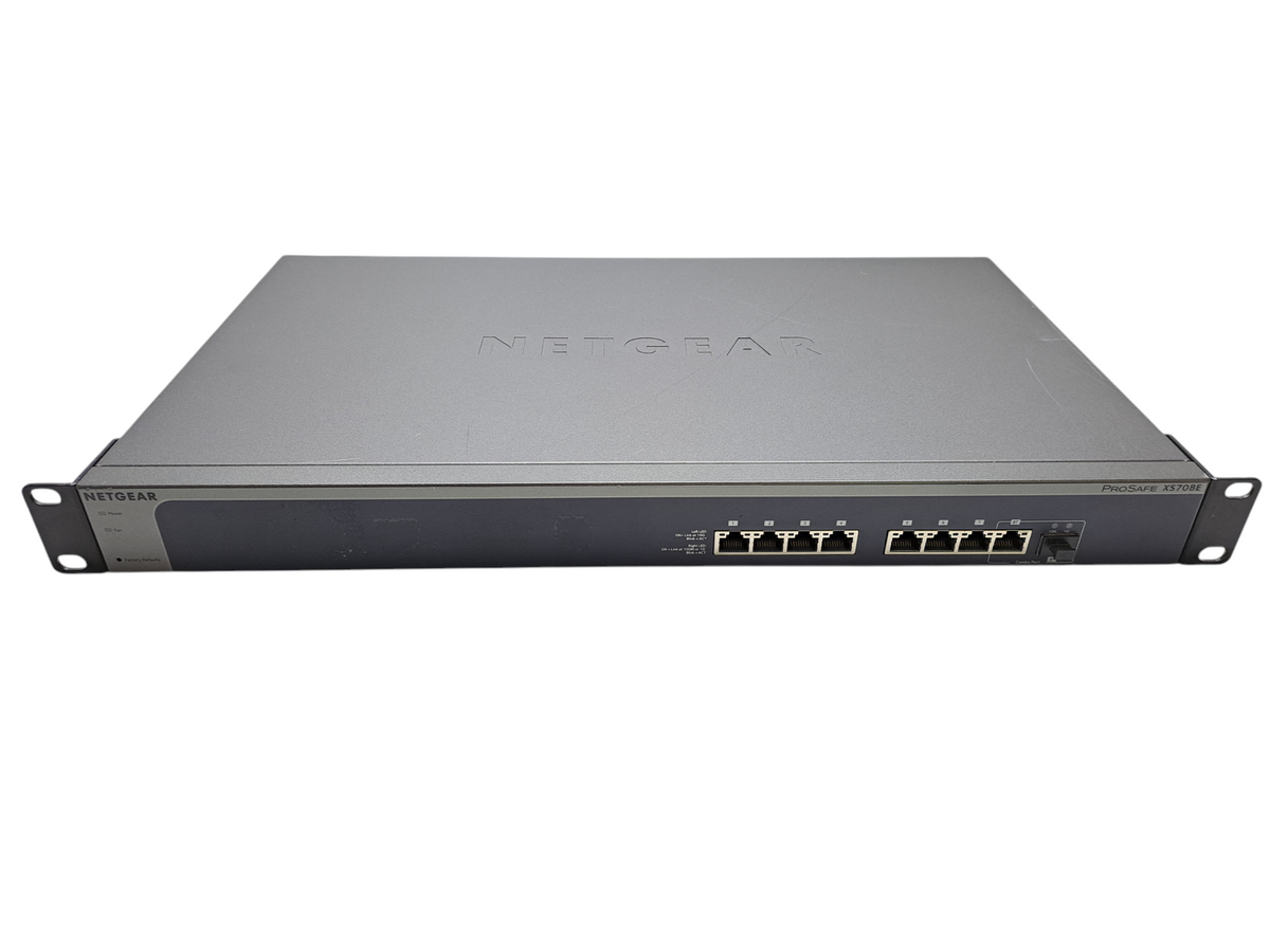Netgear XS708E | 8-Port 10-Gigabit Prosafe Plus Ethernet Switch ...