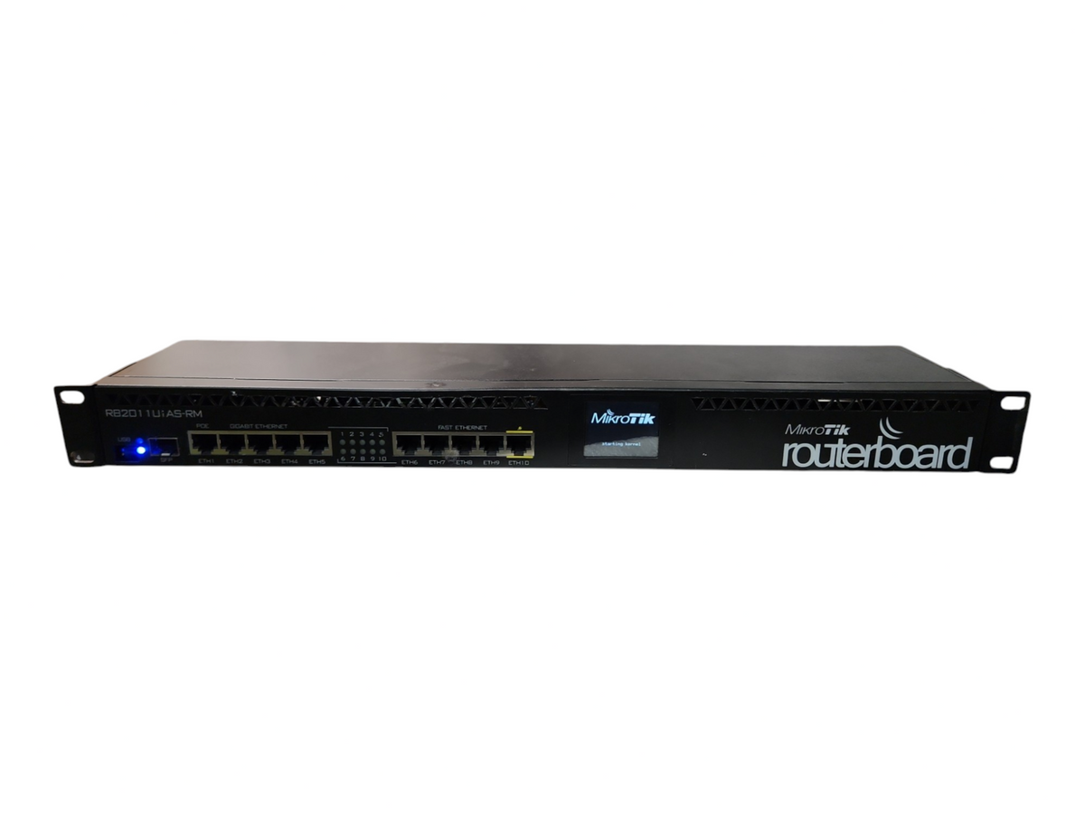 MikroTik RouterBoard RB201 1UiAS-RM Router — retail.era