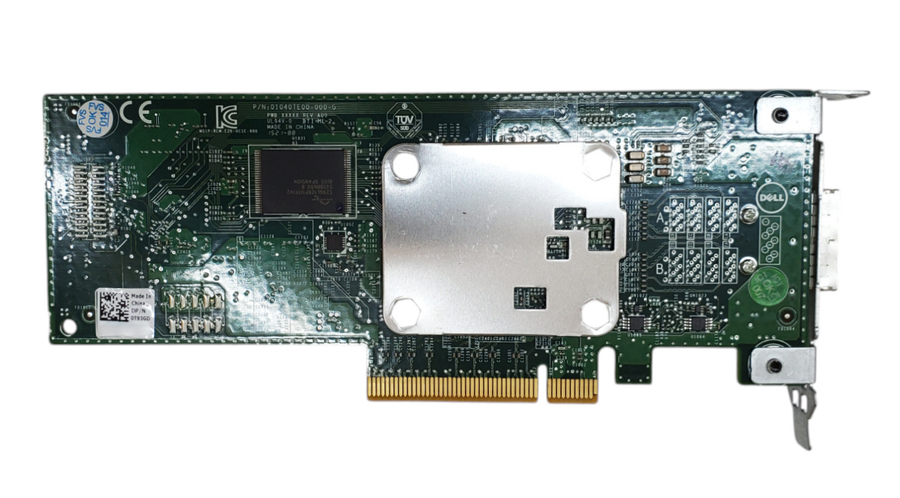 Dell Dual-Port 12Gb/s SFP SAS Host Bus Adapter Dell P/N: 0T93GD ...