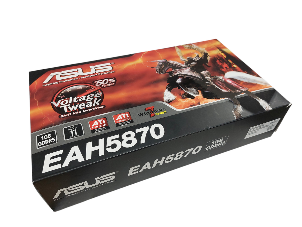 ASUS EAH5870 1GB GDDR5 Graphics Card in Box = — retail.era