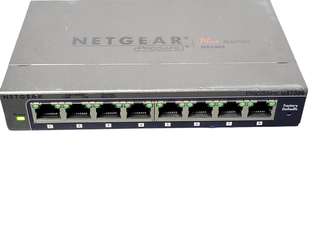 Netgear prosafe 8 port gigabit switch GS108E Q_ — retail.era