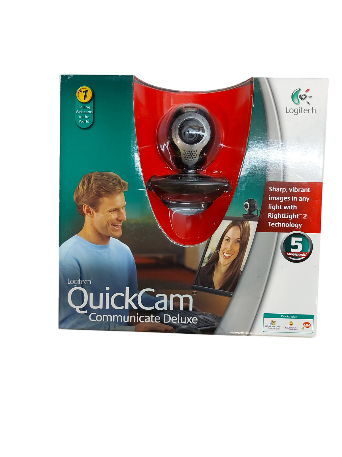 Logitech QuickCam Communicate Deluxe Webcam (Black) — retail.era