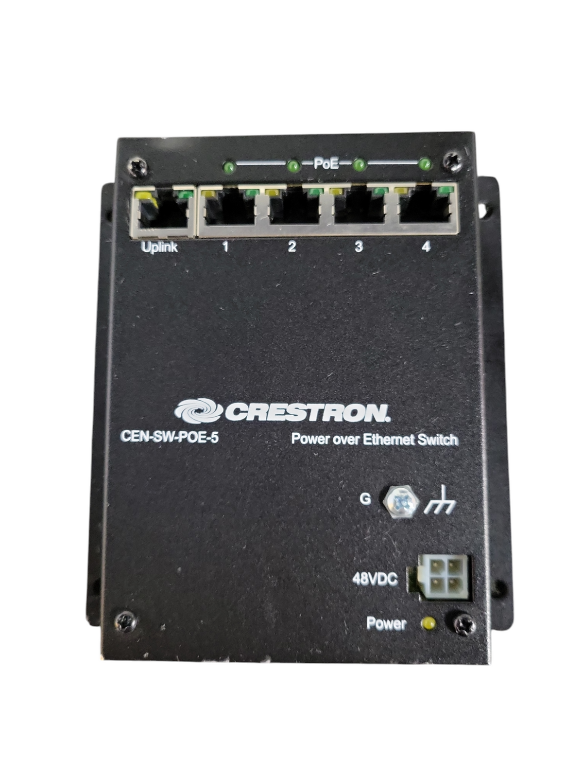 Crestron CEN-SW-POE-5 Power Over Ethernet Switch Networking Router ...