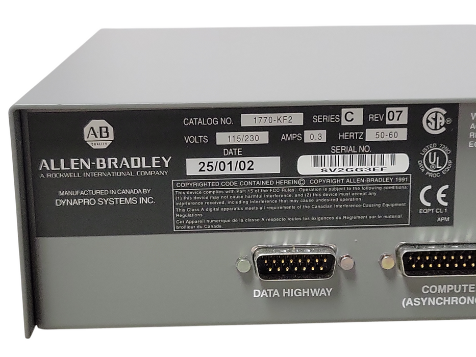 Allen Bradley Data Highway communication interface 1770-KF2 - — retail.era