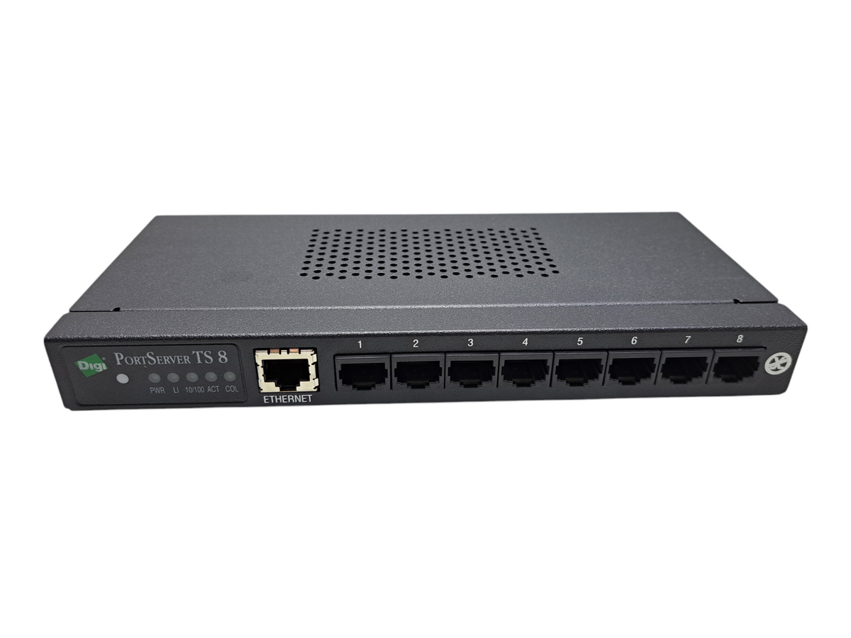 Digi PortServer TS 8 | 8-Port Terminal Server 50001208-01 No AC ...