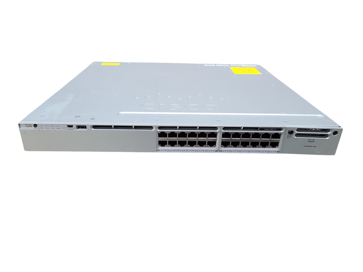Cisco Catalyst 3850 24 Port Switch WS-C3850-24T-L V07 1x PSU — retail.era