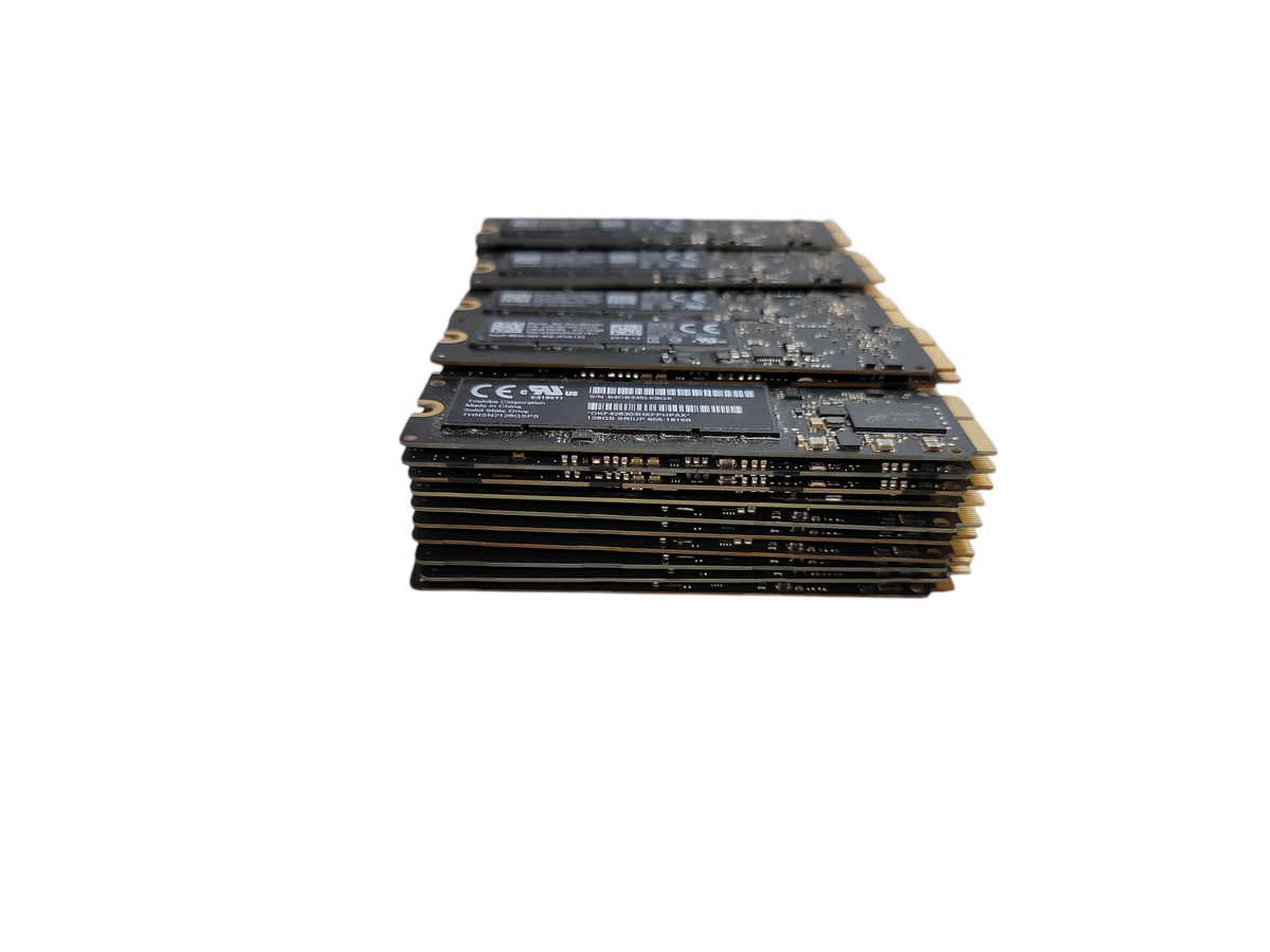 Lot 51x 128GB SSD For Apple MacBook - Assorted brands — retail.era