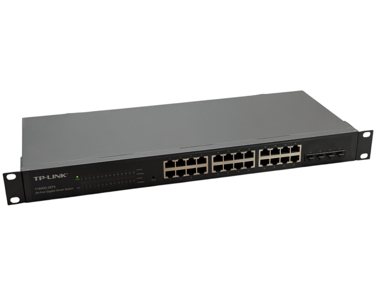 TP-Link T1600G-28TS 24 Port Gigabit Smart Switch 4x SFP - — retail.era