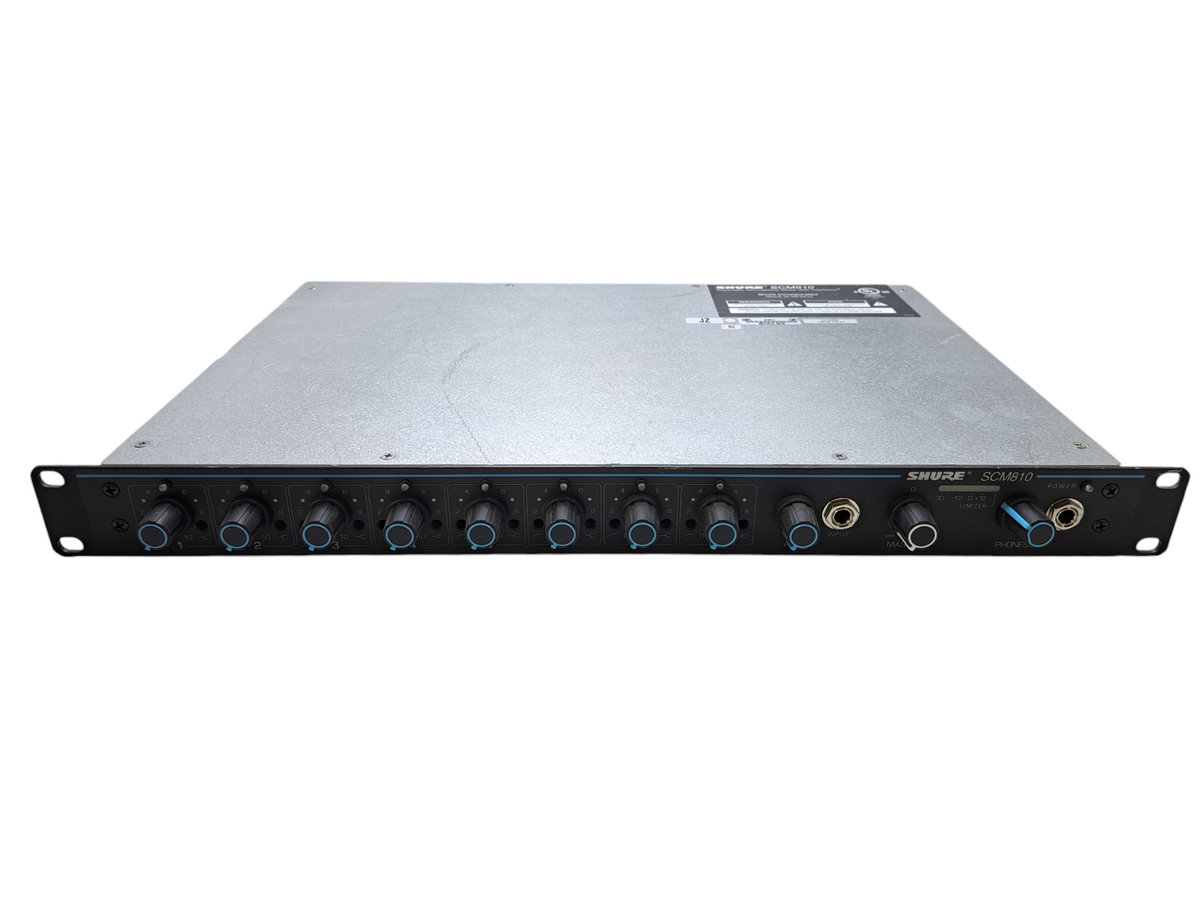 Shure SCM810 8-Channel 1U Microphone Mixer *READ* — retail.era