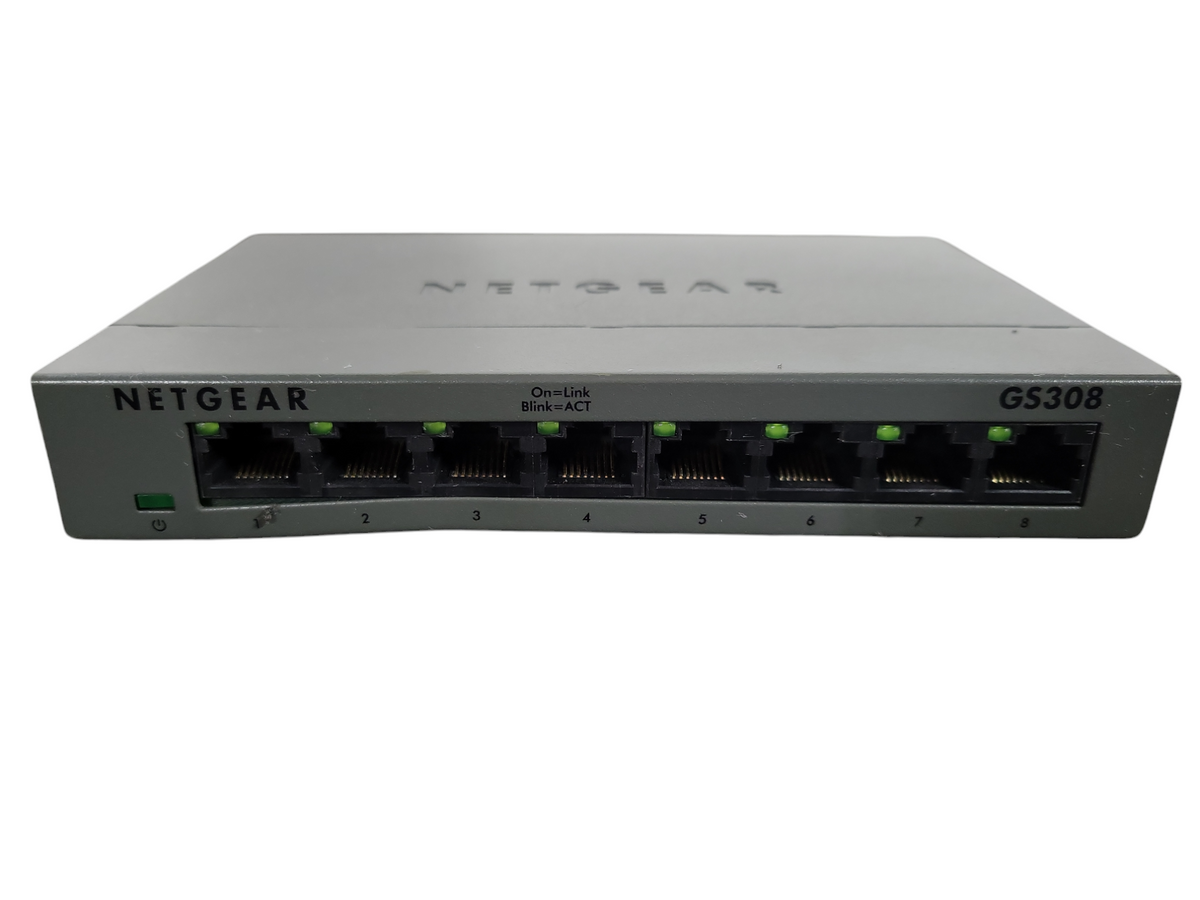 NETGEAR GS308 v2 8-Port Gigabit Ethernet Unmanaged Switch ! — retail.era