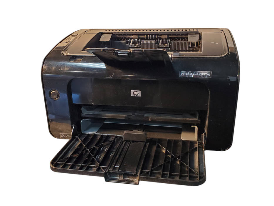 HP LaserJet Pro P1102w Monochrome Laser Printer WiFi Wireless Toner In ...