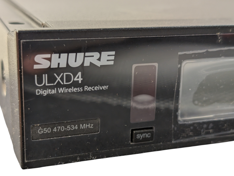 SHURE ULXD4 G5 Digital Wirelesss Receiver G50 470-534 MHz Q- — retail.era