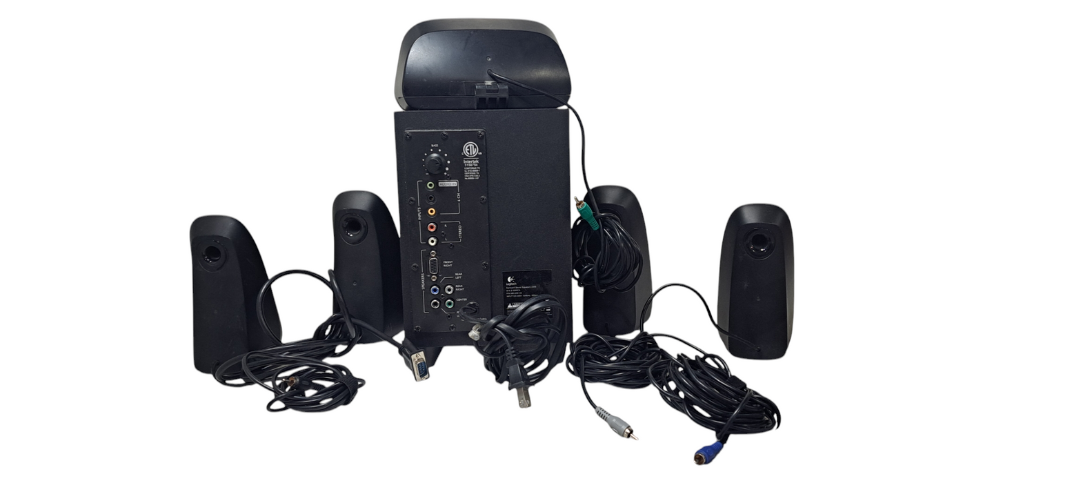 Logitech Z506 Surround Sound 5.1 System| Speakers With Subwoofer — retail.era