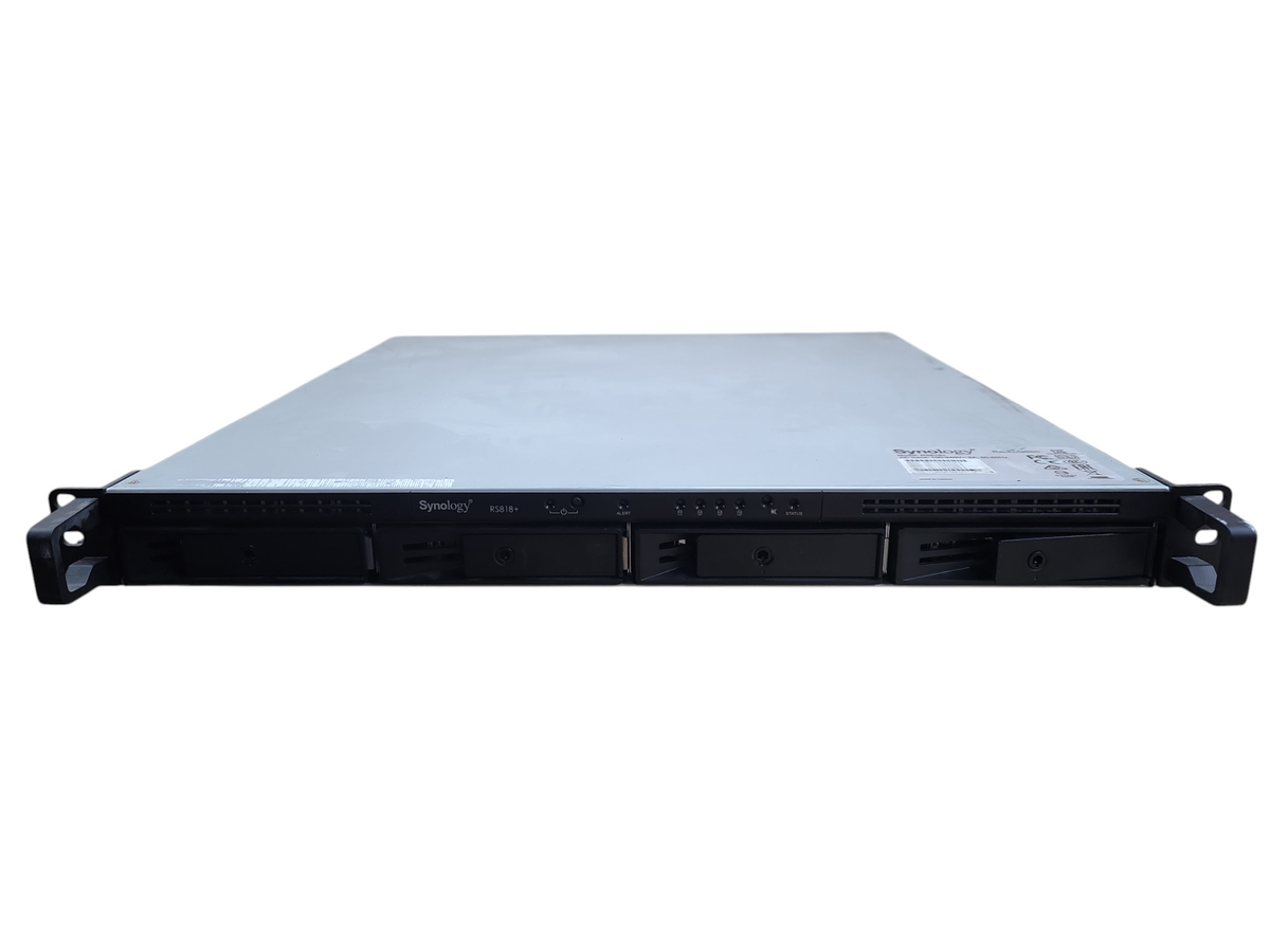 Synology RackStation RS818+ 4-Bay NAS 1U Rack Mount 4x 2TB HDD ...