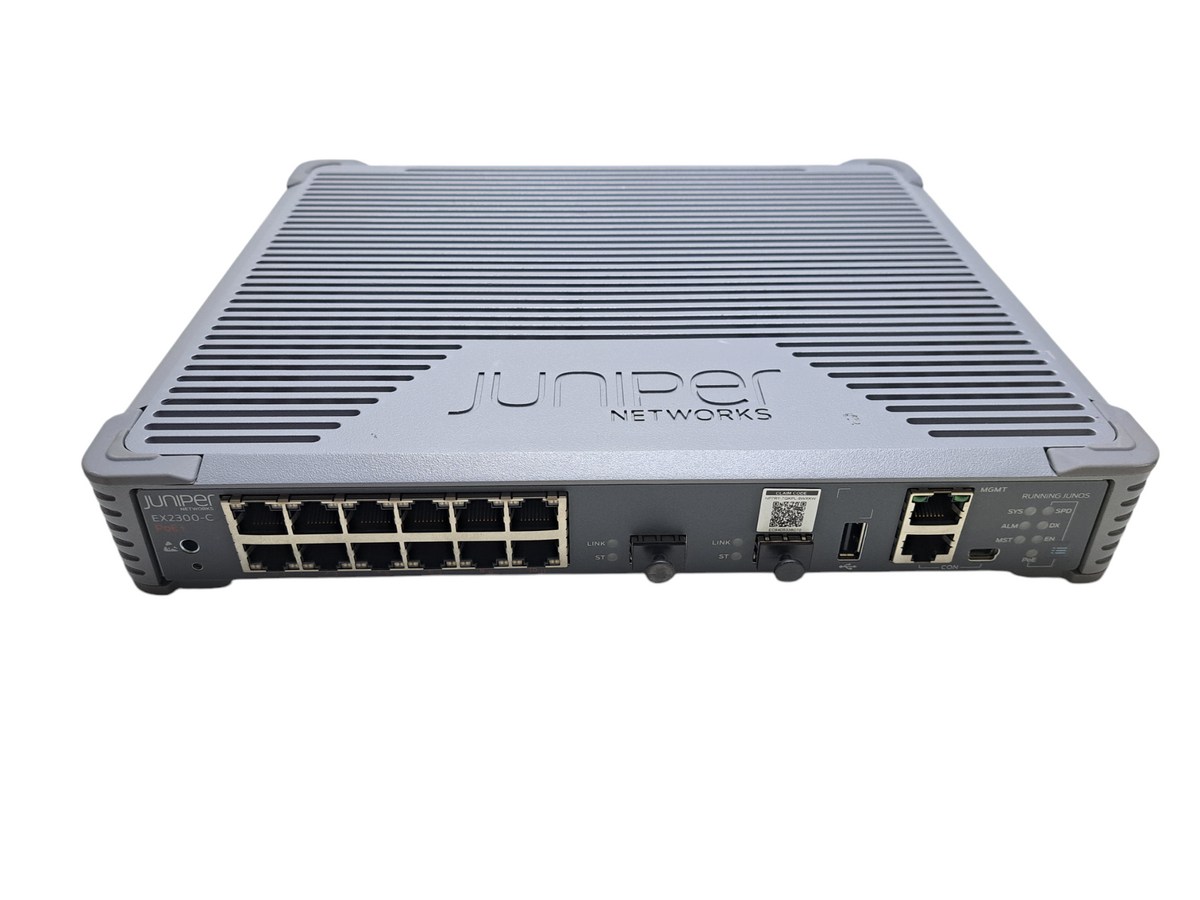 Juniper EX2300-C-12P | 12-Port Gigabit PoE+ Compact Switch w/ 2x 10G S ...