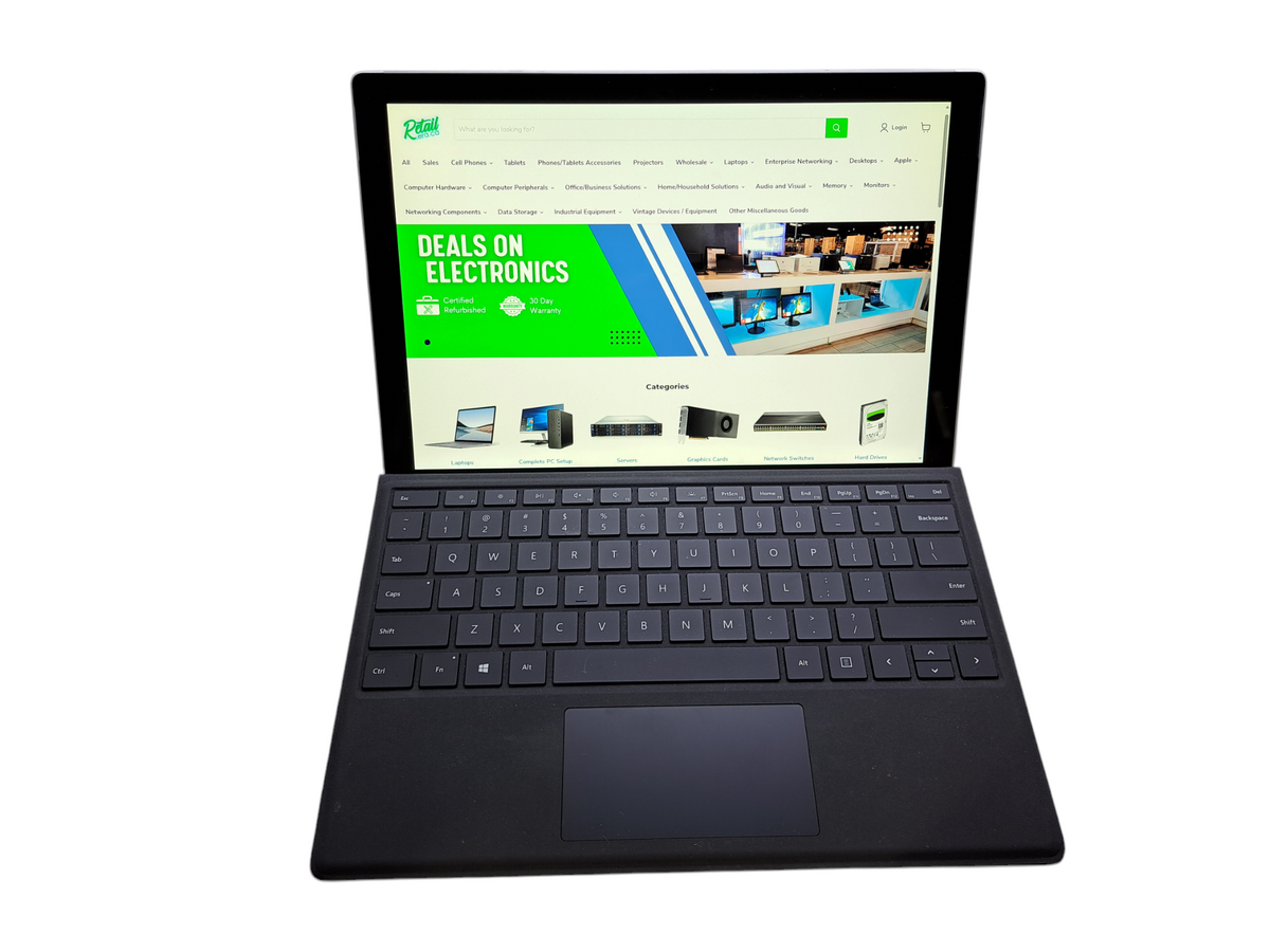 Microsoft Surface Pro 6 | i5-8350U @1.90GHz, 8GB Ram, 128GB NVMe, Keyb ...