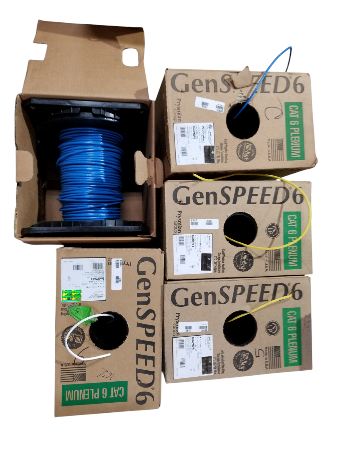 Cat6 Cable 4PR 23AWG Bulk Cat 6 Ethernet Cable UTP (Total 17Kg ...