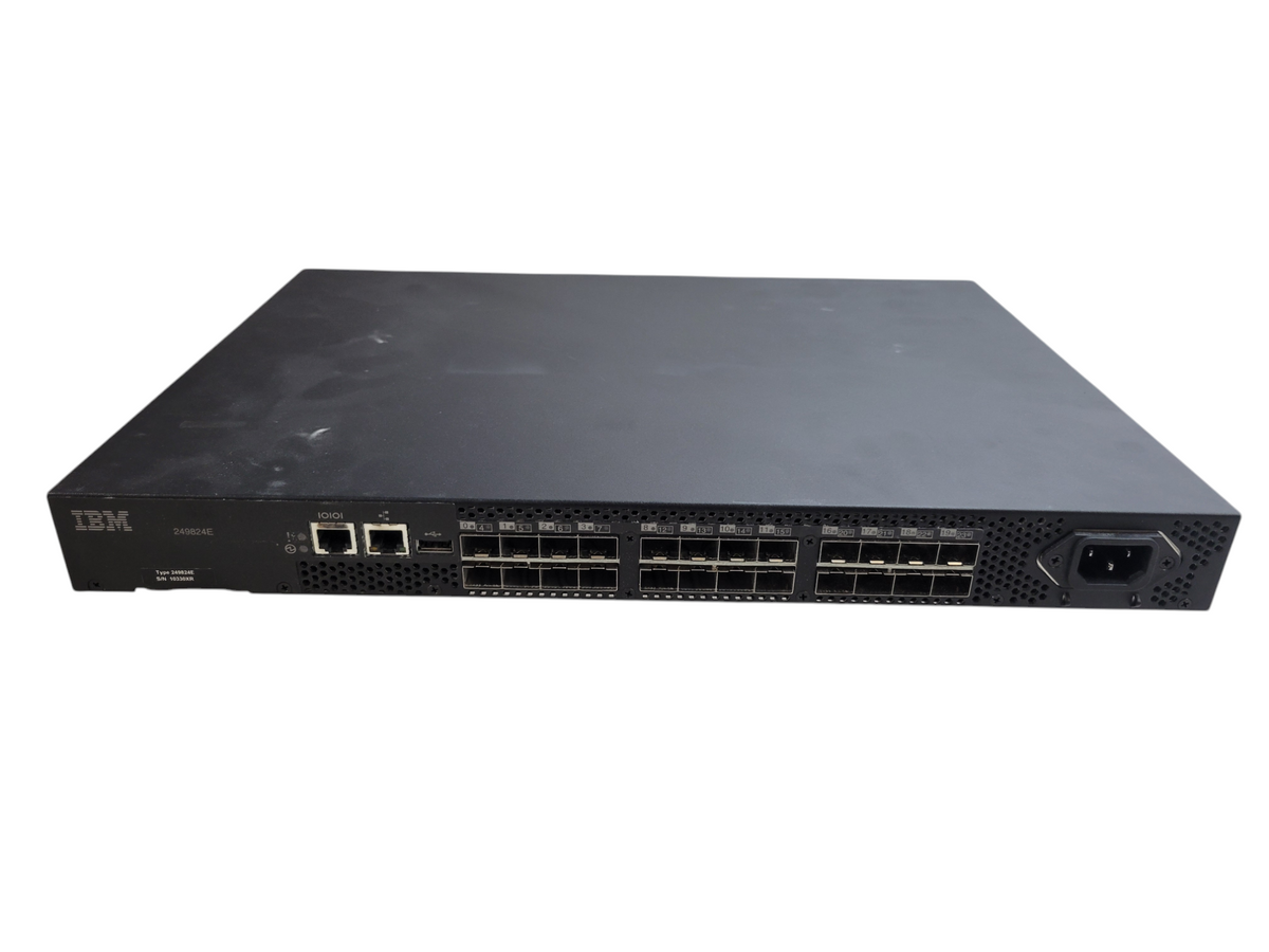 IBM 249824E 24-Port Fibre Channel Switch 8GB SAN Switch 2498-B24/24E ...