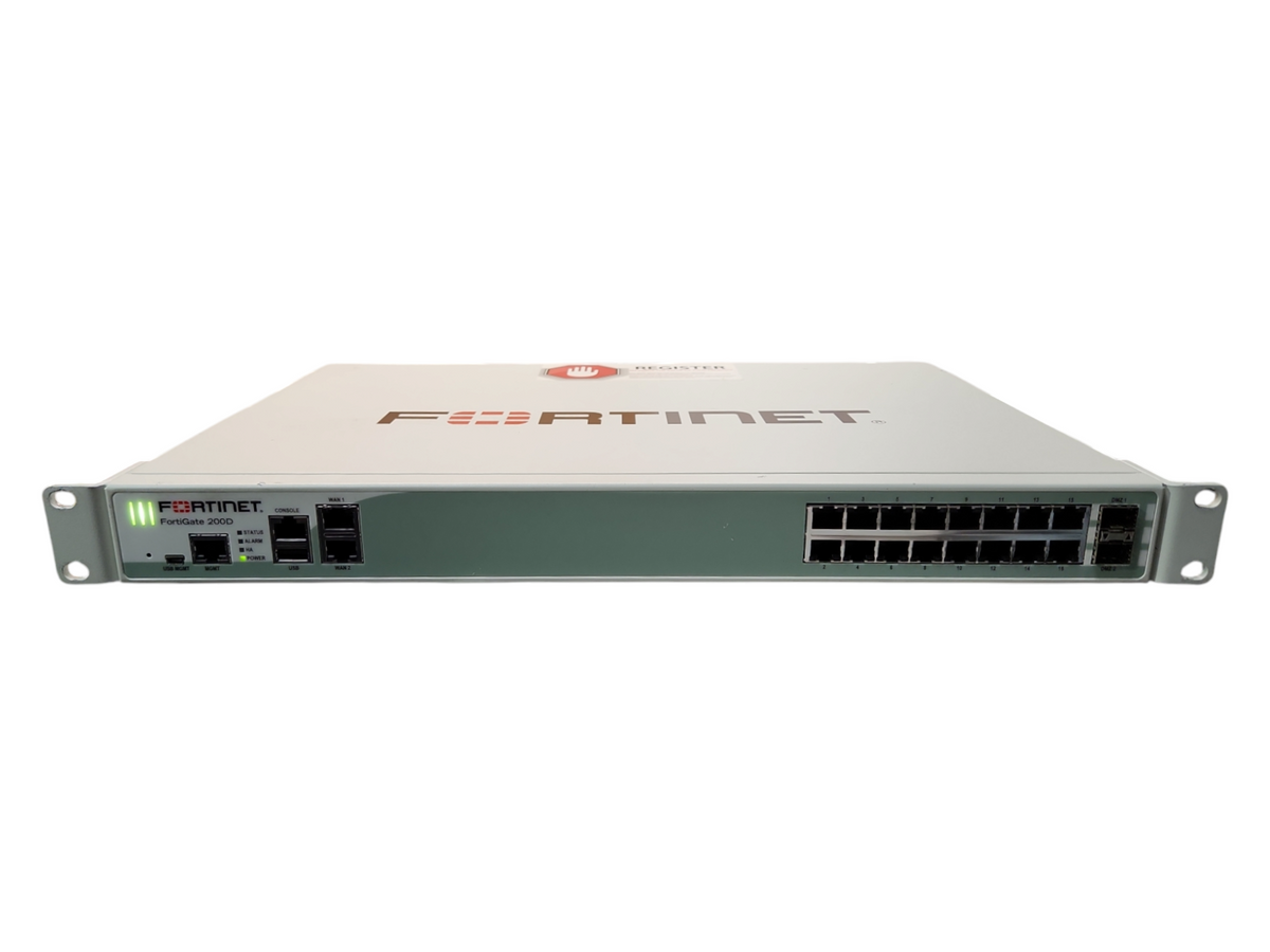 Fortinet Fortigate 200D FG-200D Network Security Firewall Appliance, R — retail.era