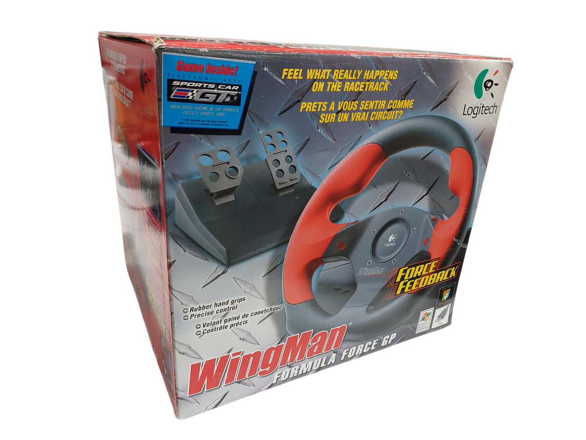 Logitech USB WingMan Formula Force Feedback GP Steering Wheel Controll ...