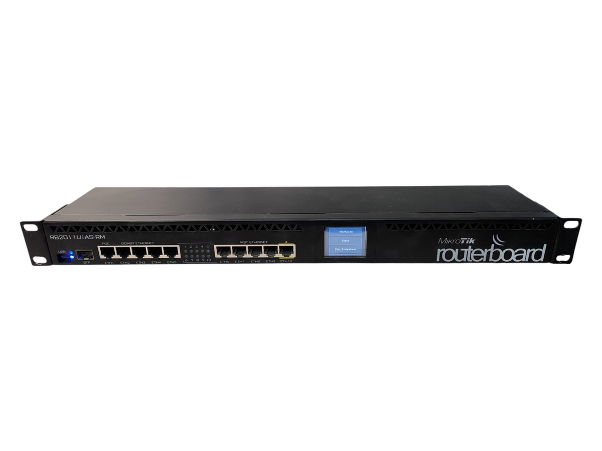 MikroTik RB2011UiAS-RM Routerboard Gigabit Router — retail.era