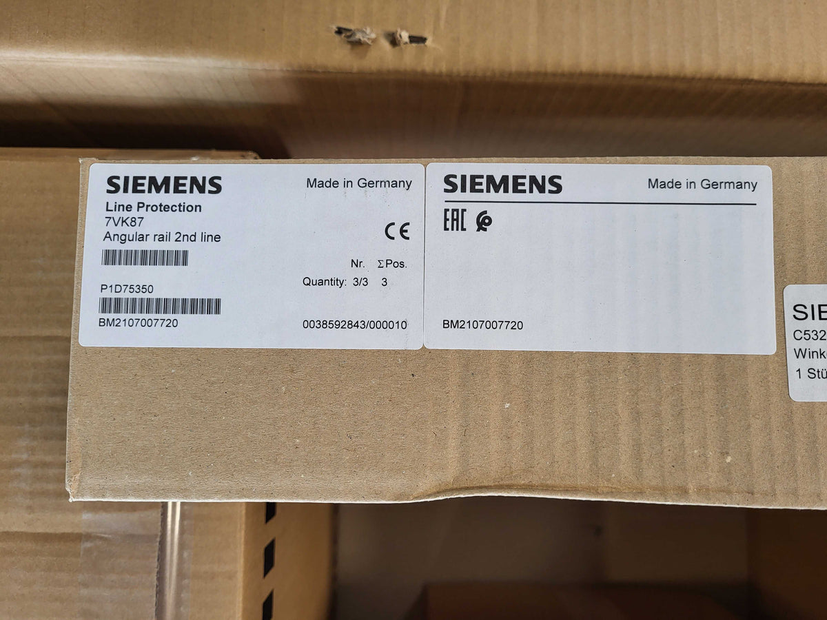 Siemens SIPROTEC 5 Digital protection relays and control Brand new ...